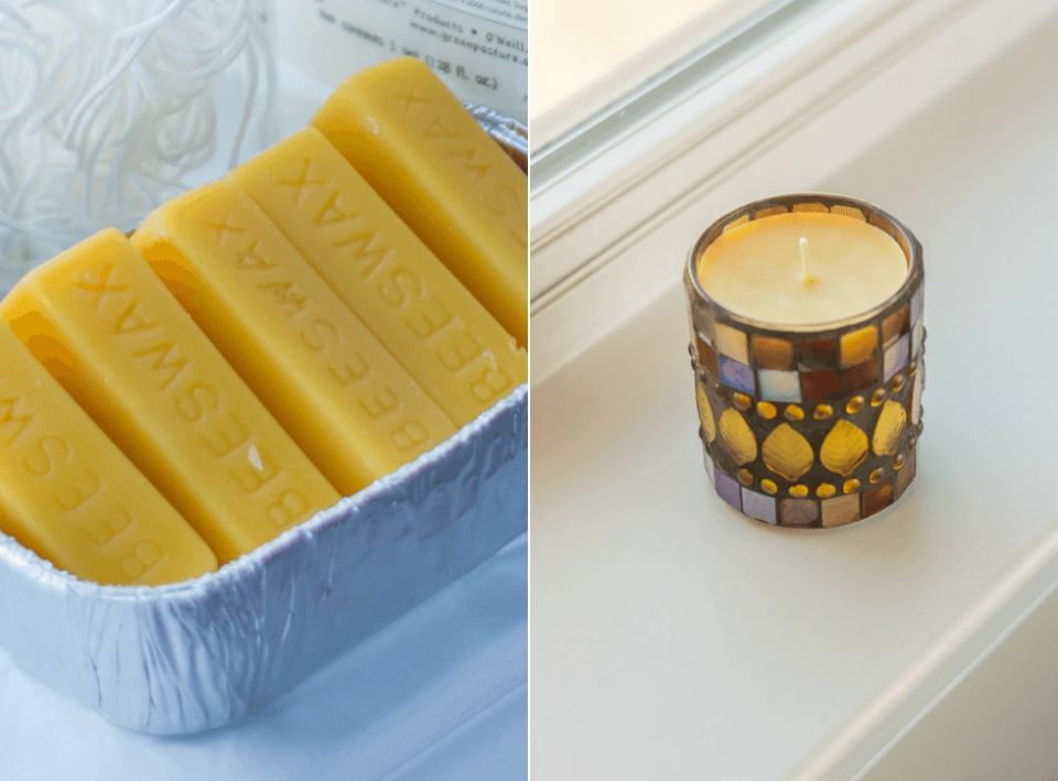 How to put a wick in a candle using no special candle-making tools