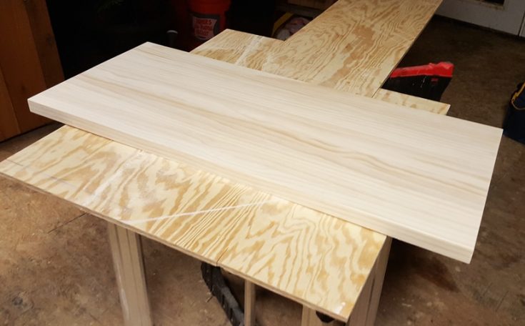 How to make your own butcher block coffee table!