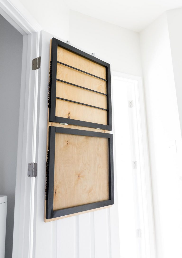 How to Build a Beautiful Fold-Up Hanging Drying Rack!