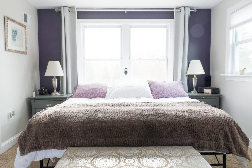 Fresh and Easy Updated Room with Sherwin-Williams Basalt Powder