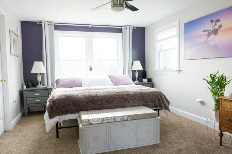 Fresh and Easy Updated Room with Sherwin-Williams Basalt Powder