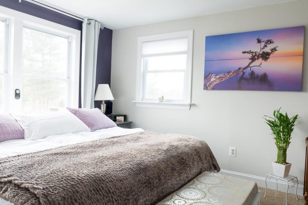 Fresh and Easy Updated Room with Sherwin-Williams Basalt Powder