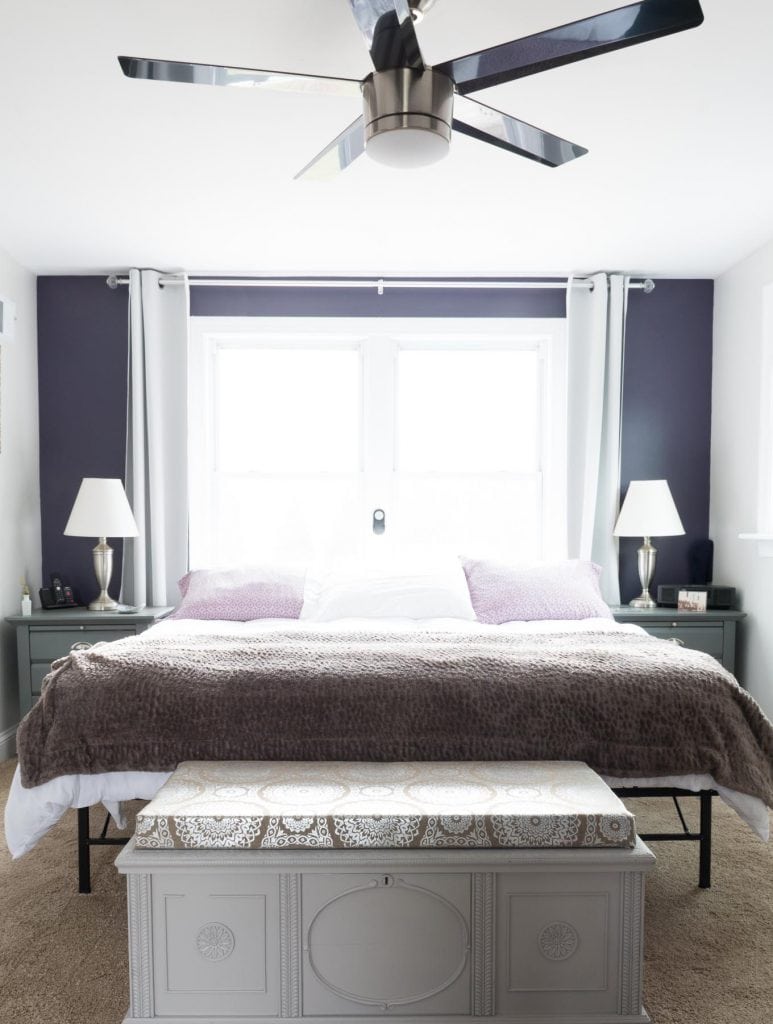 Fresh and Easy Updated Room with Sherwin-Williams Basalt Powder