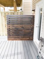 How to hide an HVAC unit with a DIY air conditioner screen!