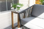 Concrete Outdoor Side Table Made From Pavers: Free Build Plans!