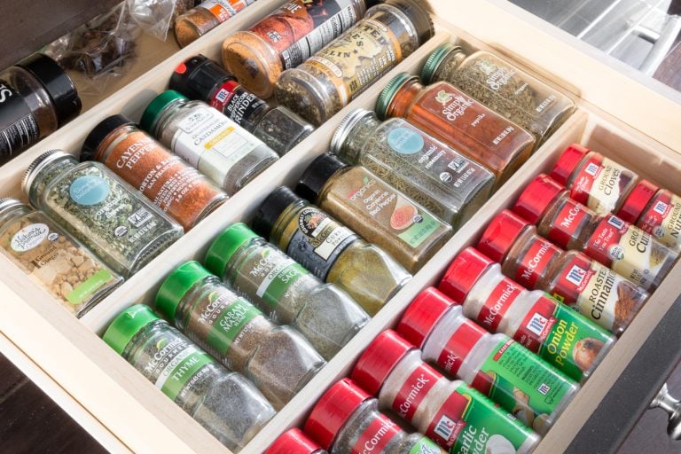 How to Make a Spice Rack for a Drawer: Store Spices in a Drawer