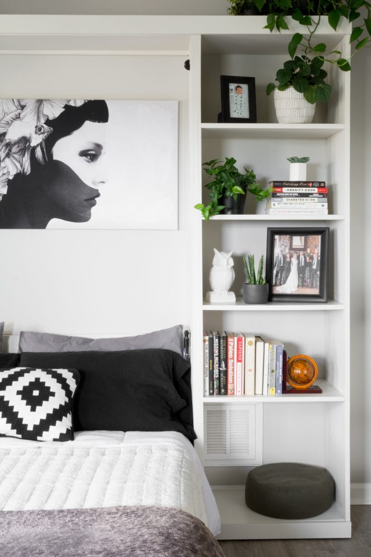 How to build a gorgeous DIY murphy bed using hardware kit plans!