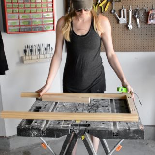 How to build an adorable DIY kids workbench!