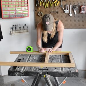 How to build an adorable DIY kids workbench!