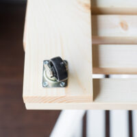 DIY rolling plant caddy & how to build a simple rolling plant stand!