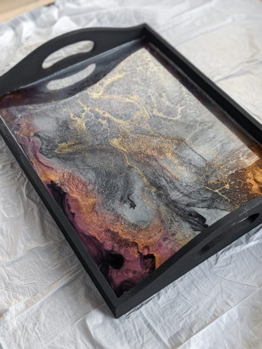 DIY Resin and Wood Serving Tray: Make a Resin-Embellished Tray
