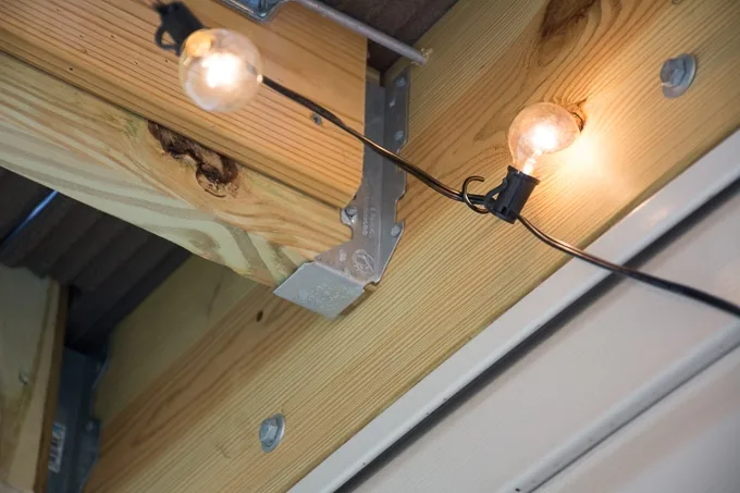 How To Hang String Lights On Concrete Ceiling | Shelly Lighting