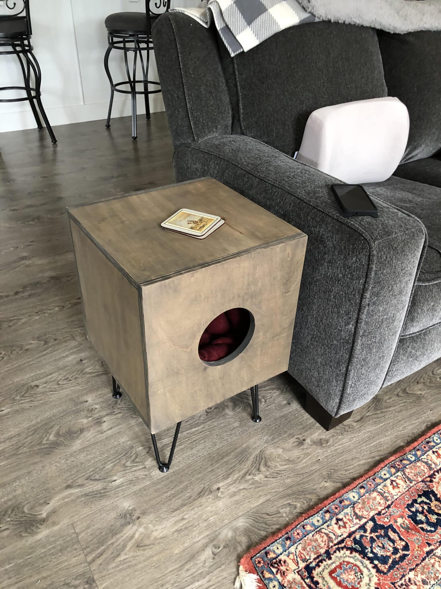 How to Build a Stunning Cat House Side Table for Your Kitties