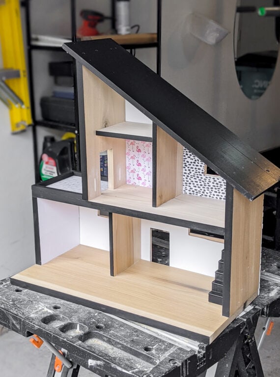 How to Build a Chic, Modern Wooden Dollhouse—Free Plans!