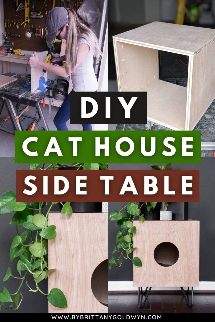How to Build a Stunning Cat House Side Table for Your Kitties