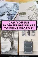 Using engineering prints as wall decor...how do they look?!