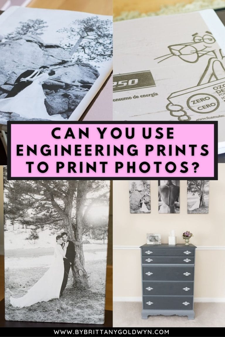 Using engineering prints as wall decor...how do they look?!