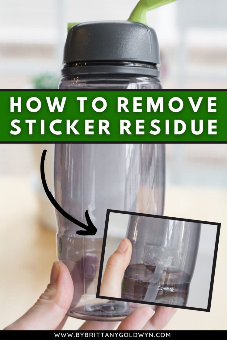 How to remove sticker residue using a basic kitchen staple!