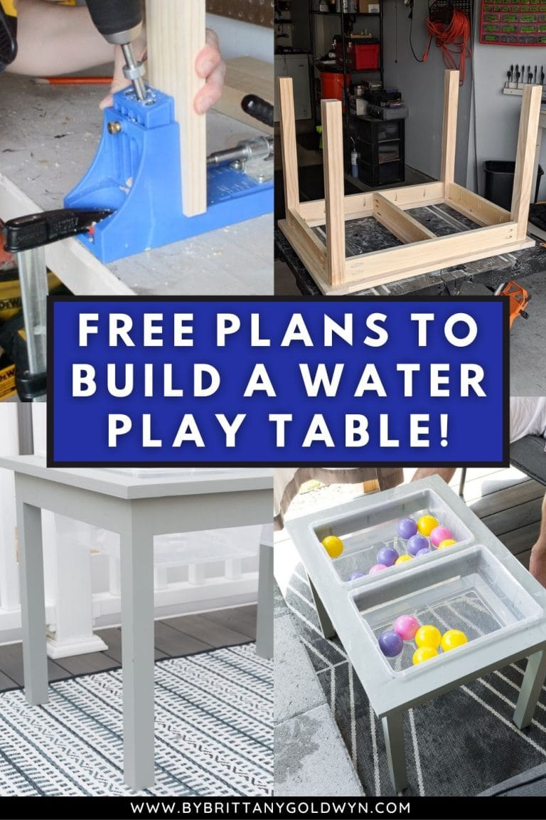 Free plants to build a DIY water table for toddlers!