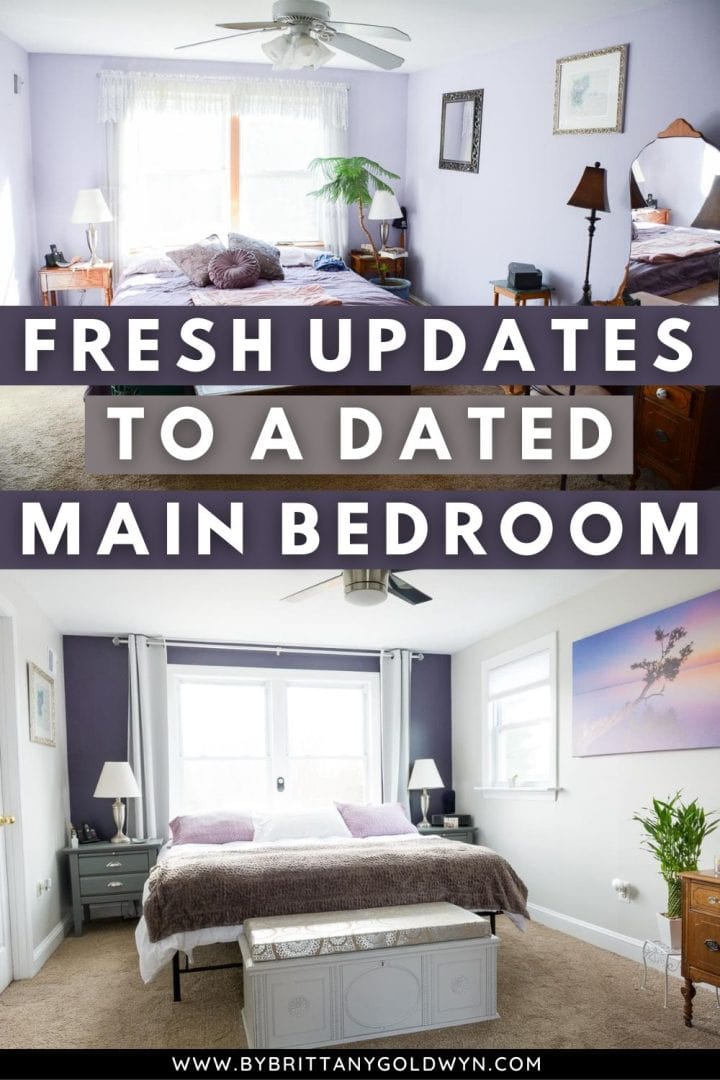 Fresh & easy updated room with Sherwin-Williams Basalt Powder