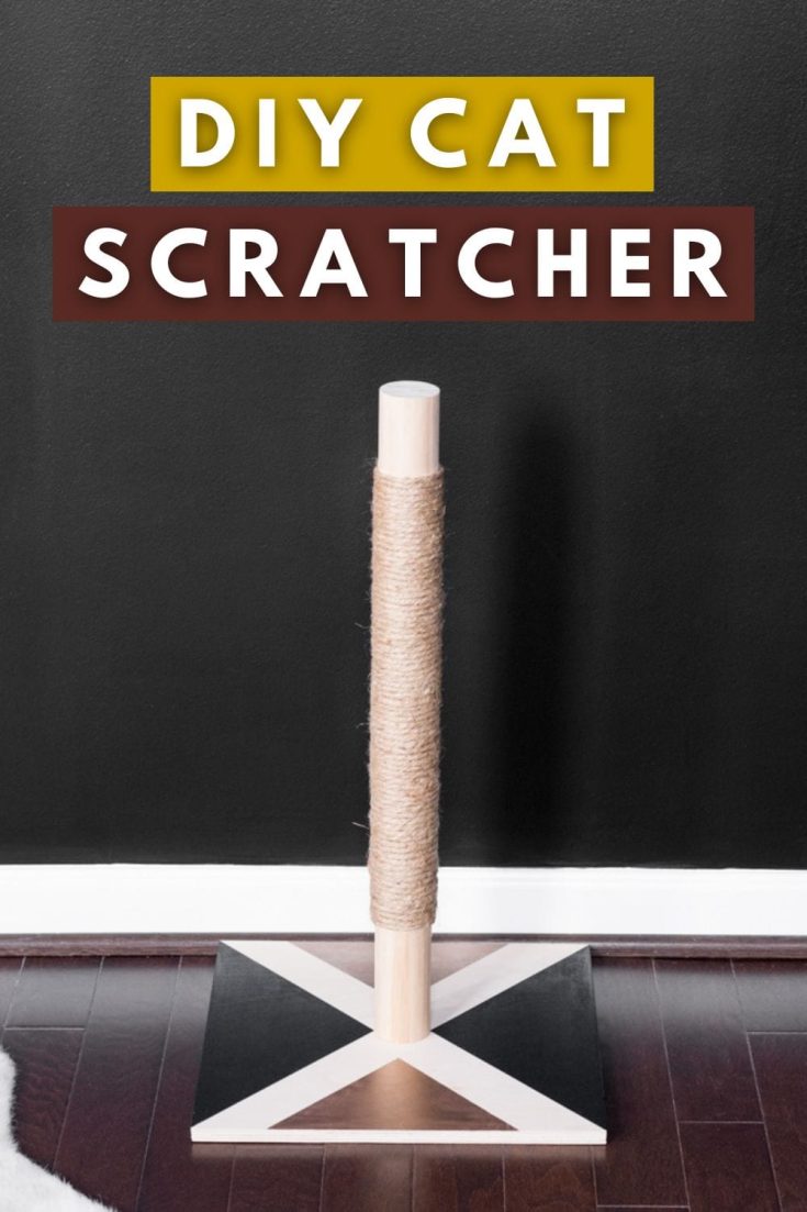 How to Make a Cat Scratching Post: Chic DIY Cat Scratcher