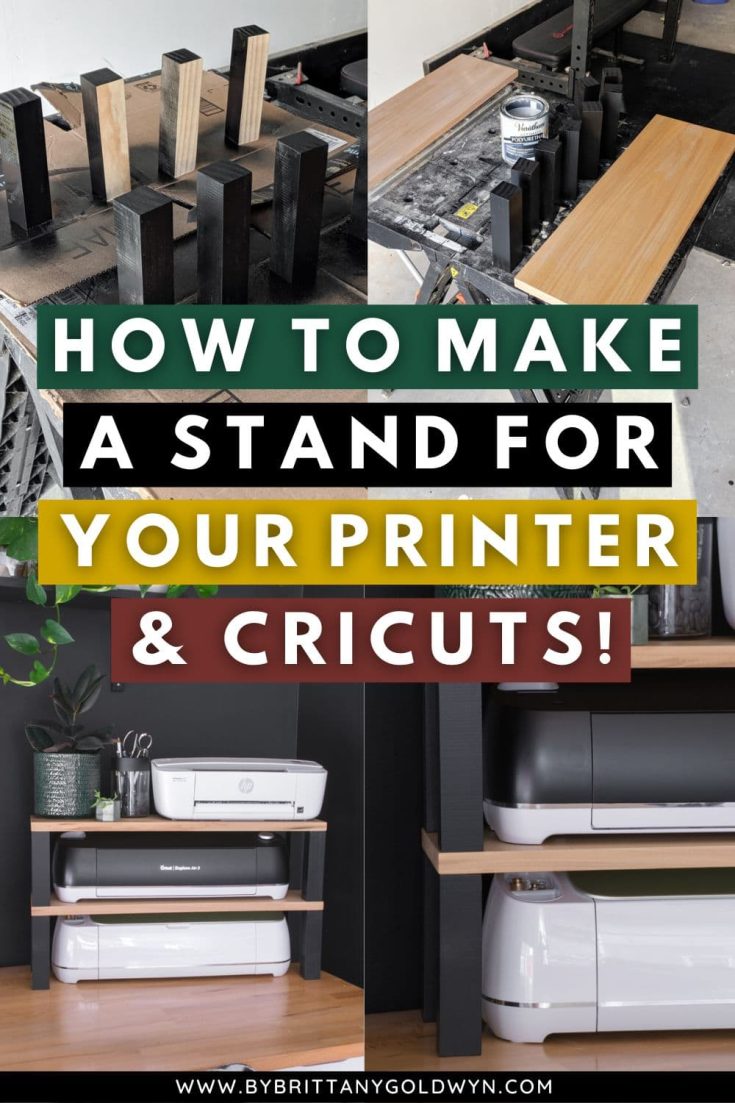 How to Make a DIY Printer Stand and Storage for Cricuts!