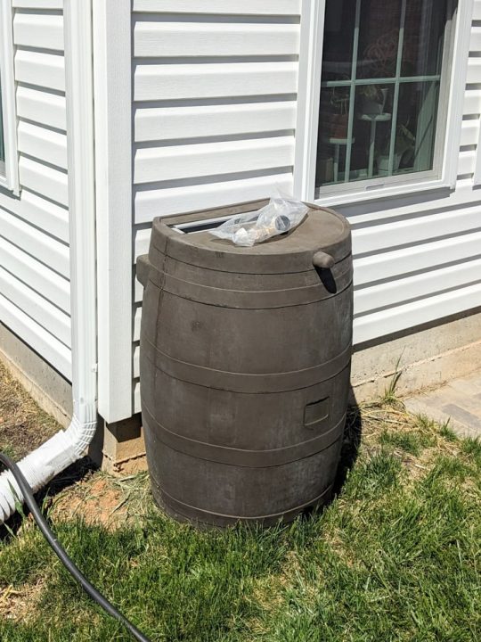 How to set up a DIY solar-powered rain barrel irrigation system!