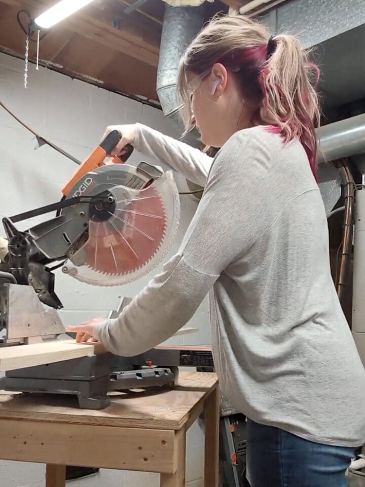 Our DIY behind-the-sofa skinny console table...with power!