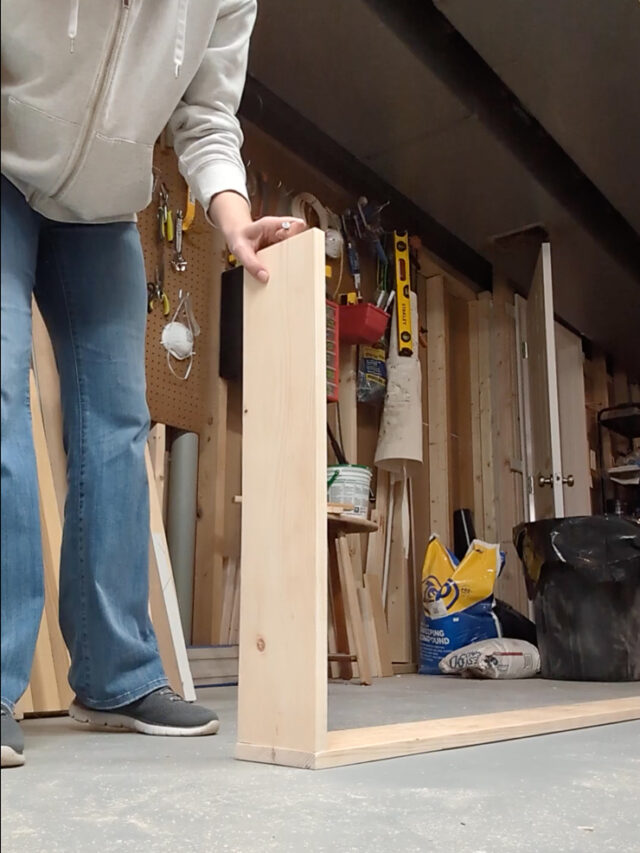 Our DIY behind-the-sofa skinny console table...with power!