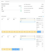 My outdoor console table made using 2x4s and pavers!