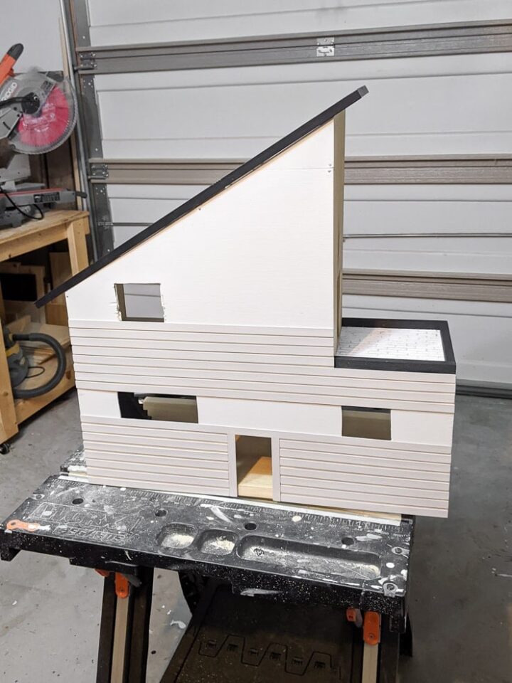 How to make beautiful DIY dollhouse siding using balsa wood!