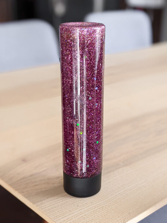 The perfect recipe for how to make a glitter sensory bottle!