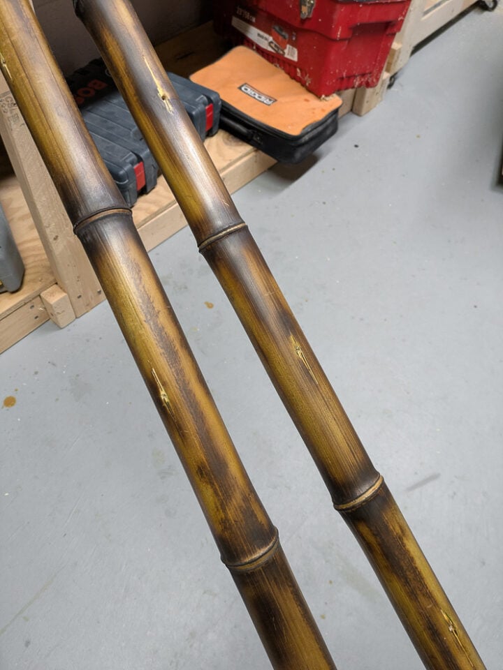 Let's cut down and heat cure some bamboo!